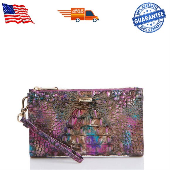 Brahmin | Bags | New Brahmin Daisy Wristlet Rectangular Style That You ...